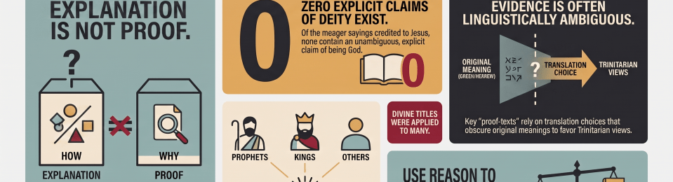 Infographic: Jesus: Prophet or God? | The Islam Papers